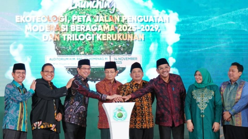 Kementerian Agama Rilis Buku Ekoteologi, Trilogi Kerukunan, dan Peta Jalan Moderasi Beragama ...